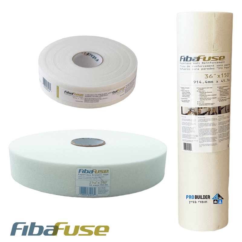 סרט פיבה פיוז FibaFuse לגבס - ProBuilder חומרי בניין